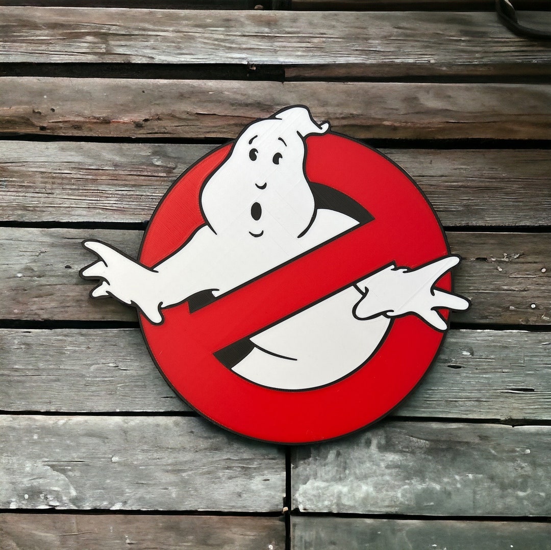 3D Printed Ghostbuster Logo. - Etsy UK