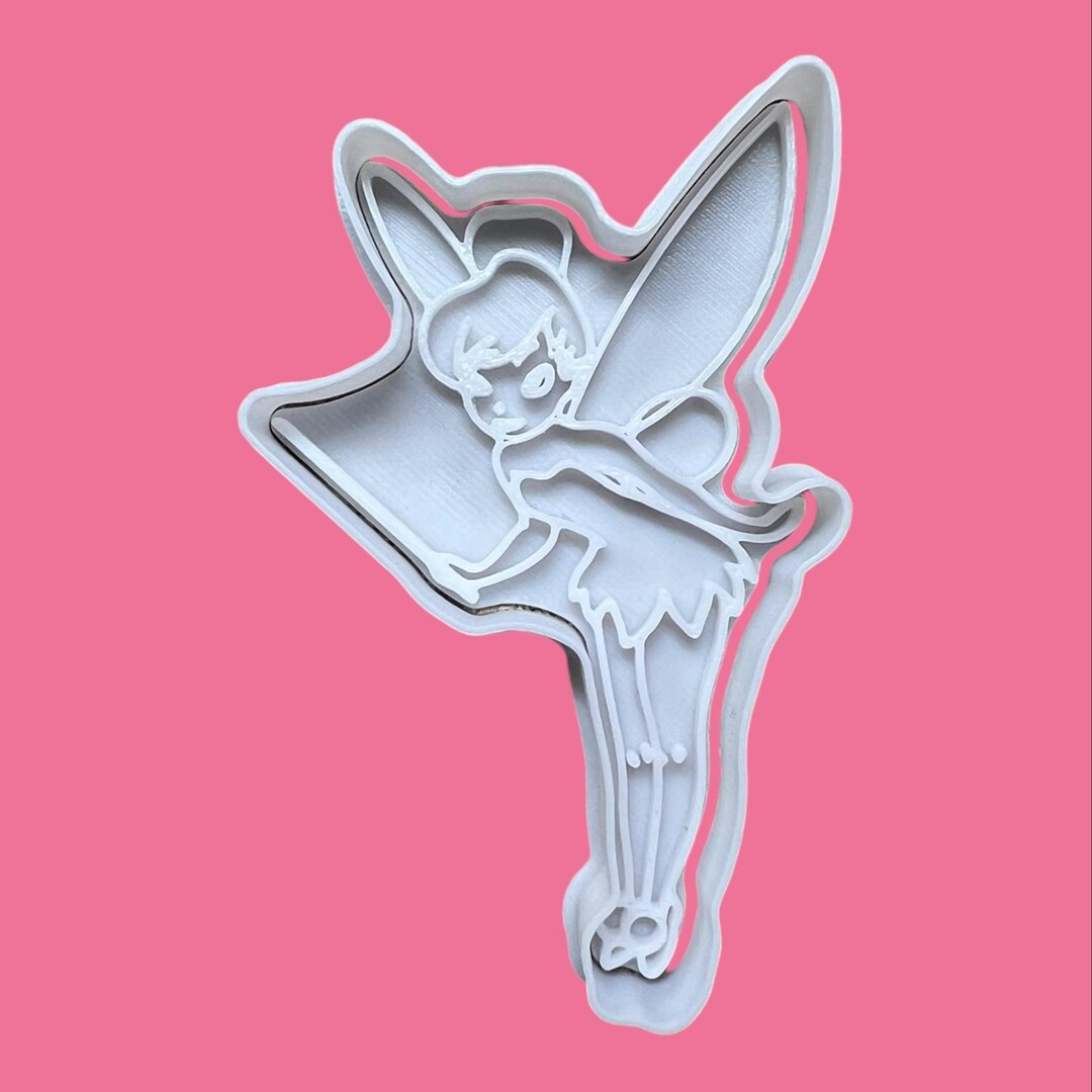Tinker Bell Fairy Cookie Cutter and Embosser Set - Etsy UK