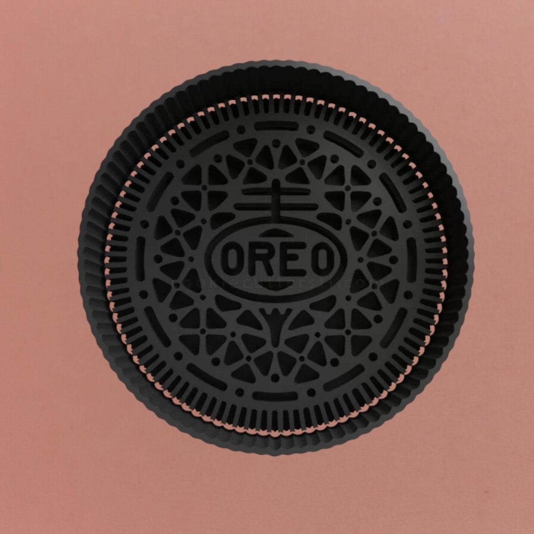Oreo Biscuit Design Cookie Cutter With Embosser Stamp Set. - Etsy