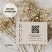 RSVP With QR Code Card Insert, Digital RSVP Card – Minimal and Modern ...