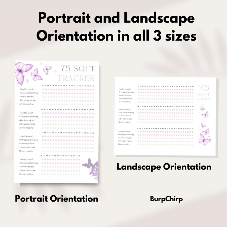 75 Soft Challenge Tracker Printable 75 Soft Daily Tracker Goodnotes ...