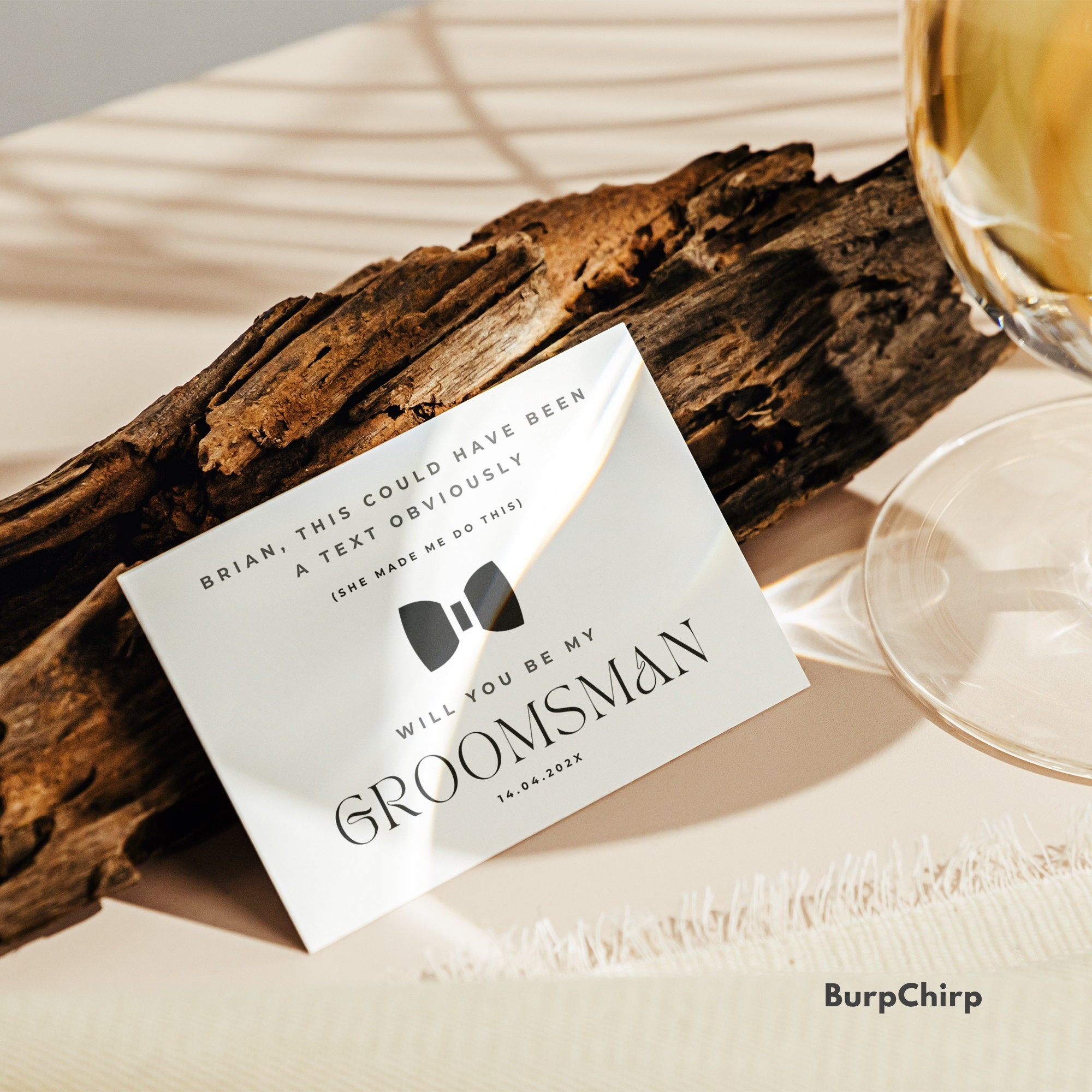 Groomsmen Proposal Card Best Man Proposal Card Be My - Etsy