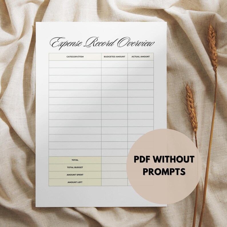 Wedding Budget Planner Template and Tracker Digital Wedding Planner PDF ...