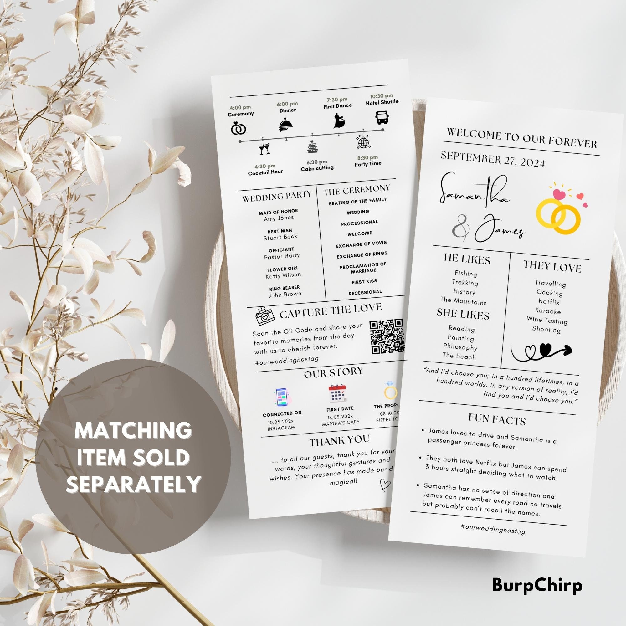 Wedding Table Games: Minimalist Reception Activities (canva Editable ...