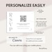 RSVP With QR Code Card Insert, Digital RSVP Card – Minimal and Modern ...