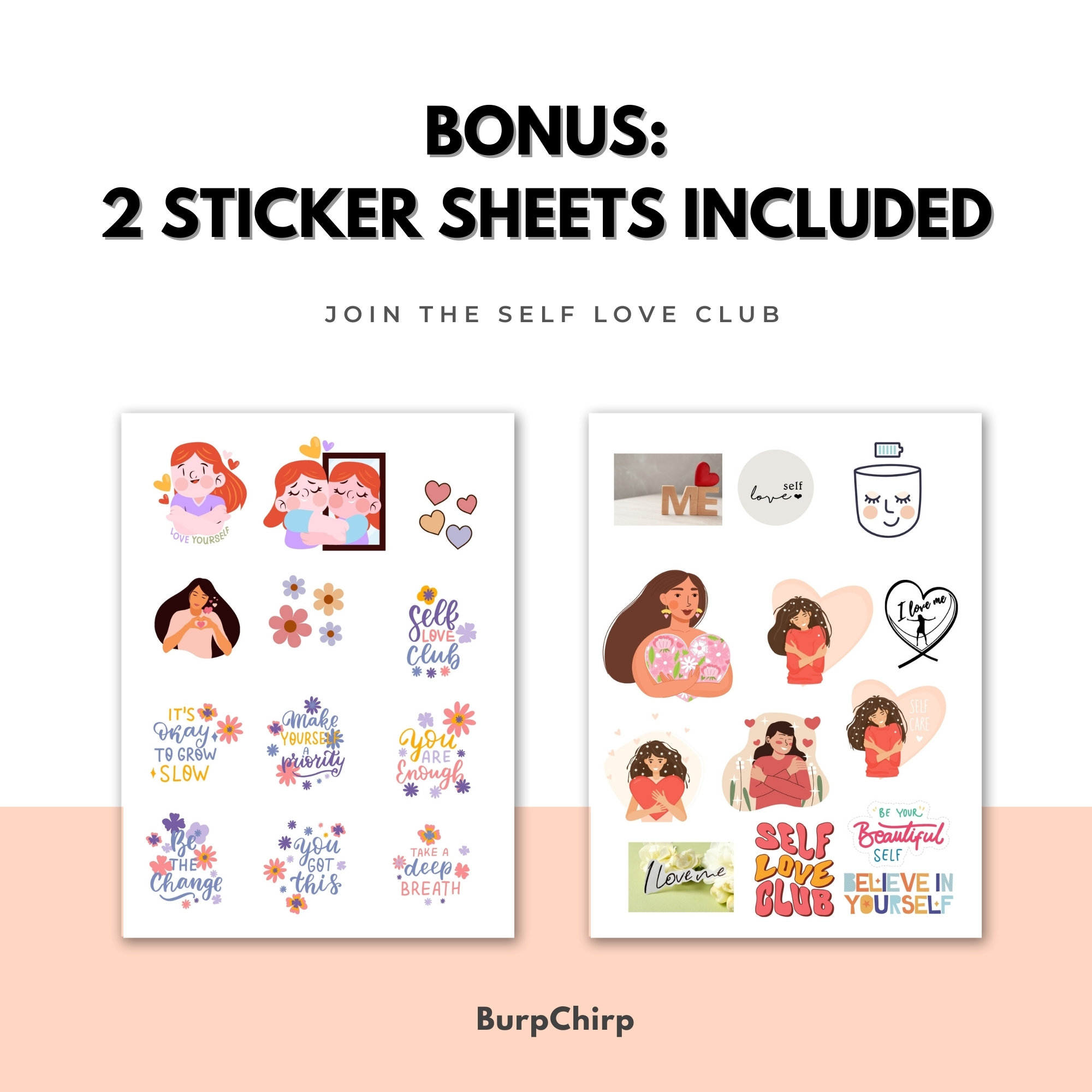 Vision Board Printables for Self Love, Manifestation Prints Vision ...