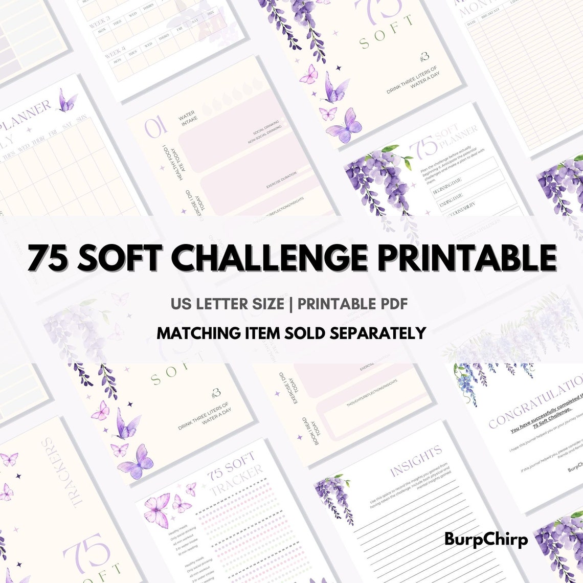 75 Soft Challenge Tracker Printable 75 Soft Daily Tracker Goodnotes ...