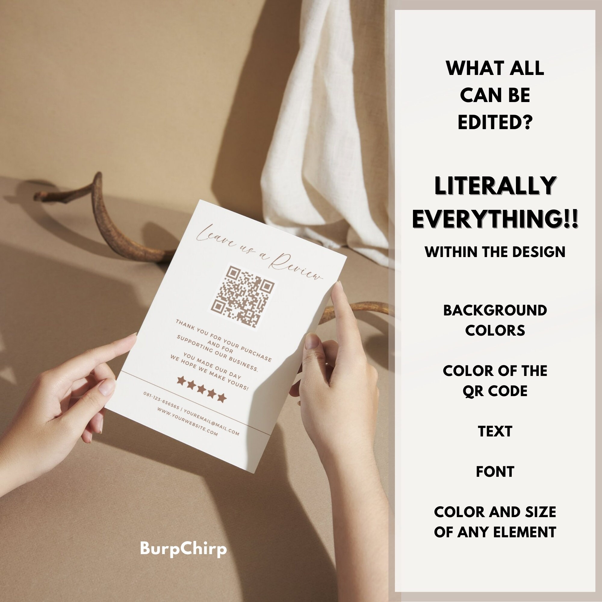 QR Code Sign Business | Price List Template, Scan to Pay Sign, Website ...