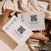 RSVP With QR Code Card Insert, Digital RSVP Card – Minimal and Modern ...
