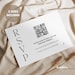 RSVP With QR Code Card Insert, Digital RSVP Card – Minimal and Modern ...