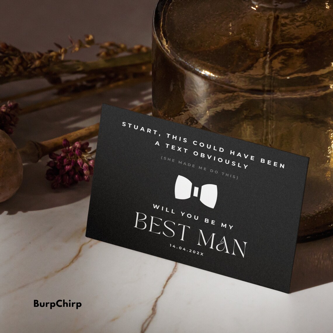 Groomsmen Proposal Card Best Man Proposal Card Be My - Etsy