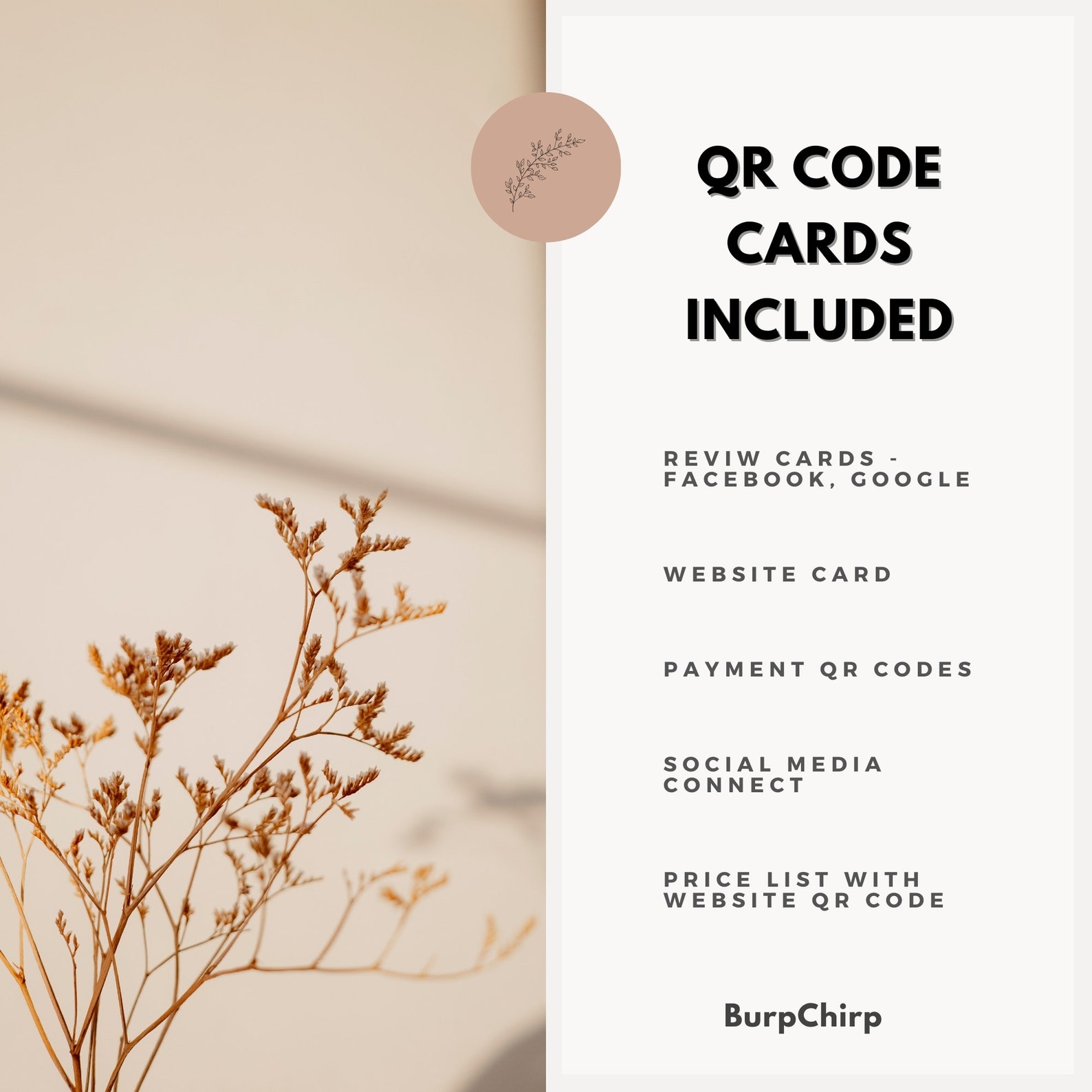 QR Code Sign Business | Price List Template, Scan to Pay Sign, Website ...