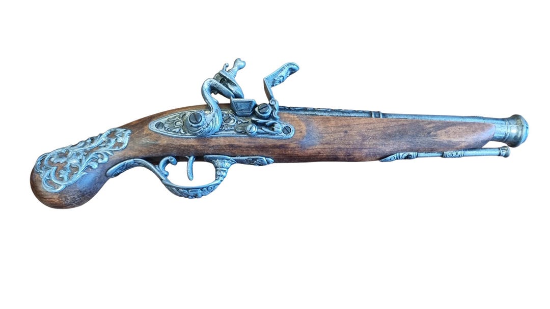 Beautiful Antique and Rare REPLICA DECORATIVE Flintlock Pistool - Etsy