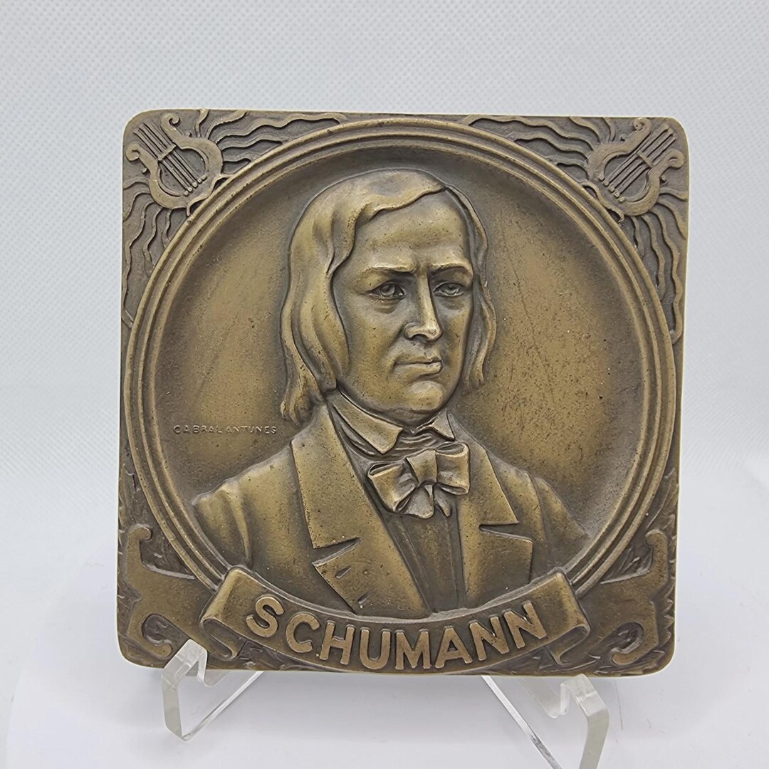 Bronze Medal / Robert Alexander Schumann German Composer - Etsy