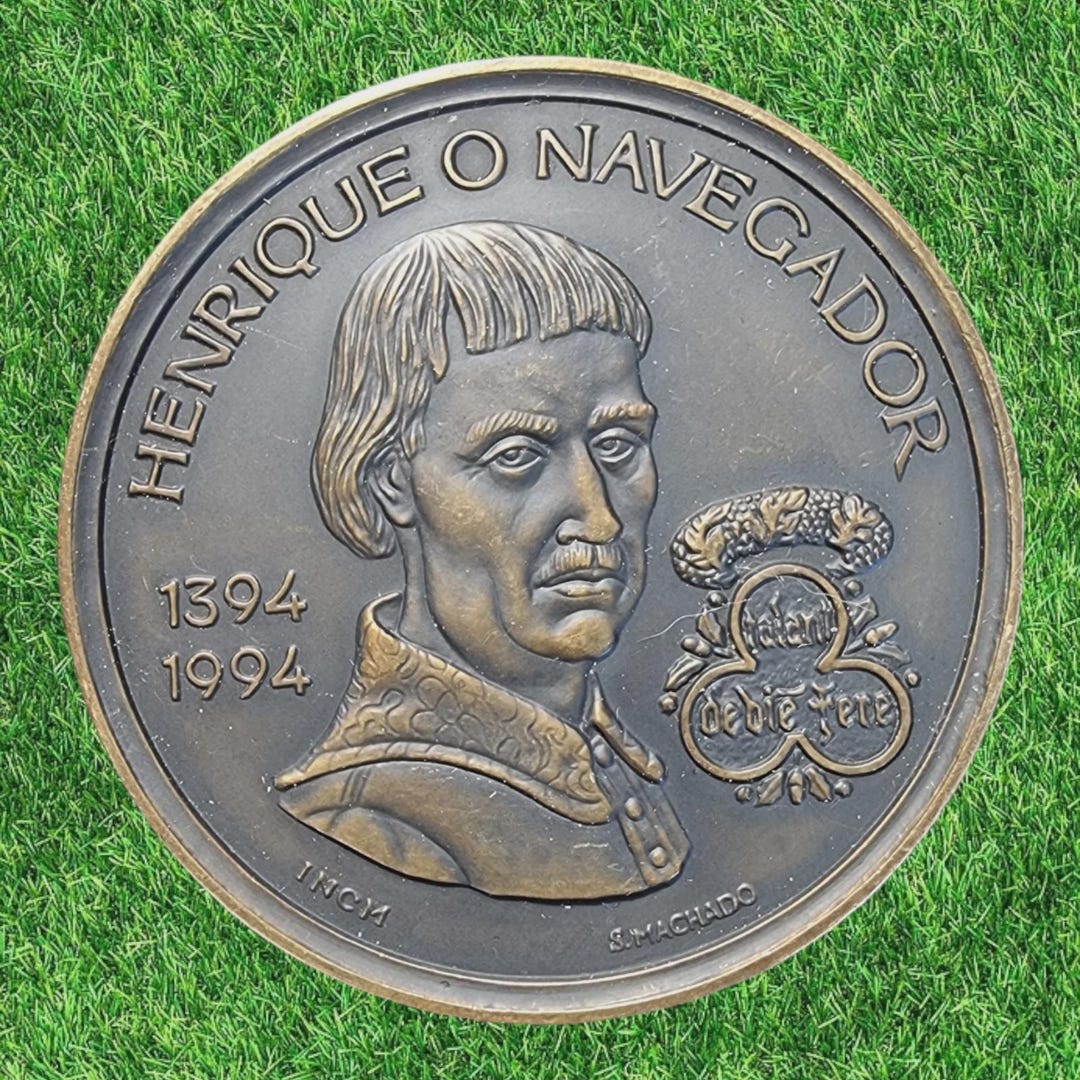 Bronze Medal / Prince Henry the Navigator - Etsy