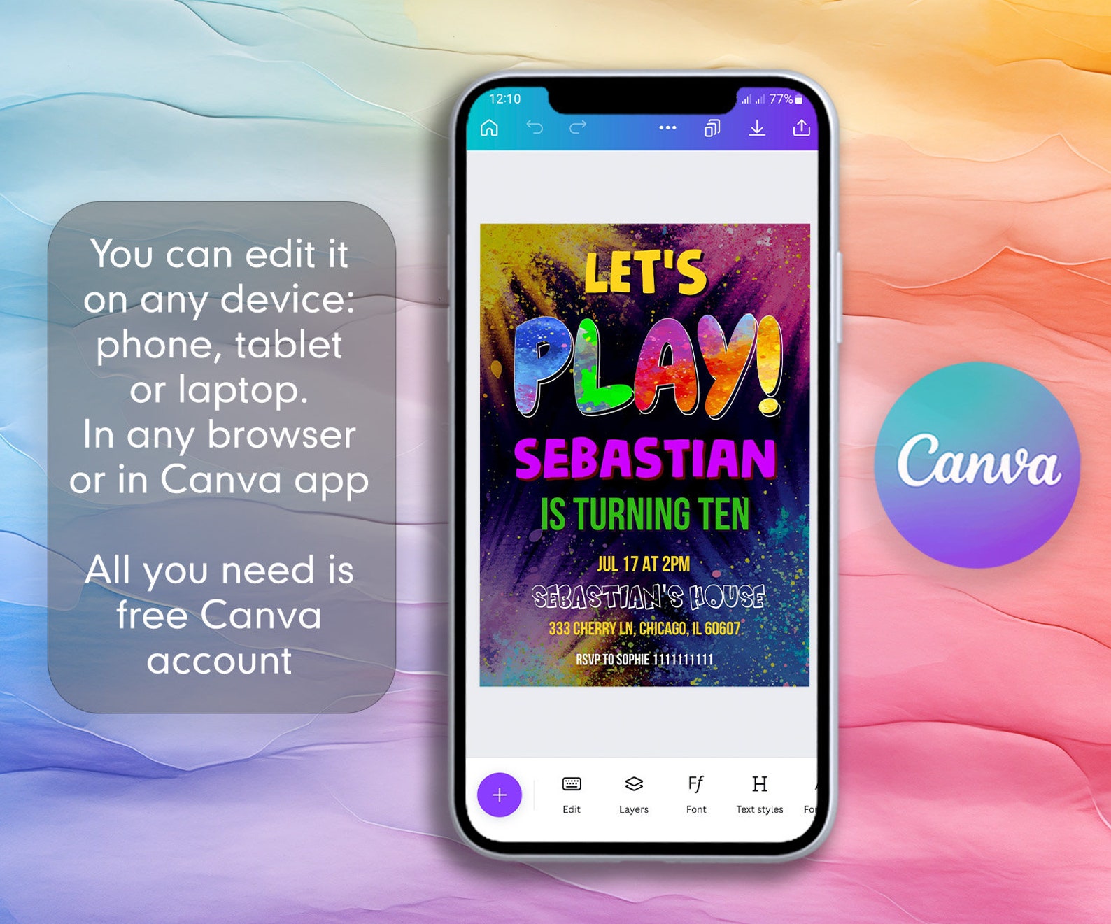 Play Invite, Playground Birthday Invitation, Play Jump Invitation ...