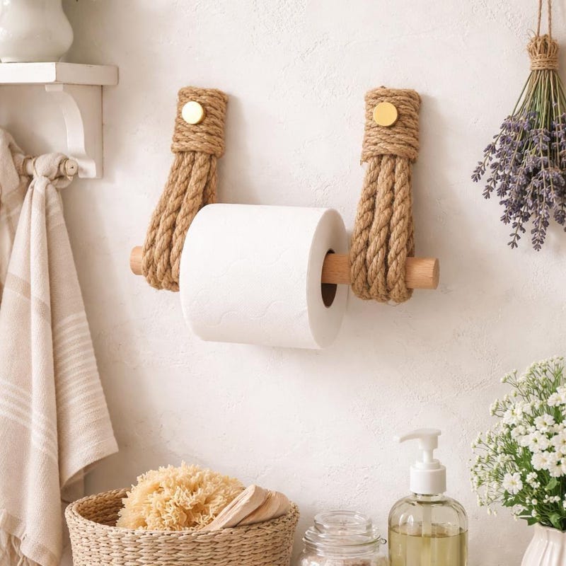 Rope Toilet Paper Roll - Etsy UK