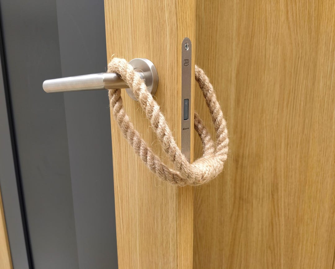 Handmade Jute Rope Door Stopper – Rustic Natural Home Decor - Etsy