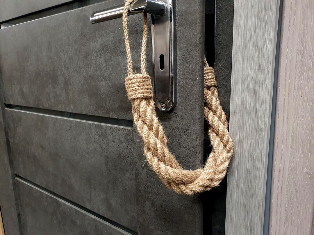 Handmade Rope Door Stopper – Jute Twist of Three Ropes for Interior ...