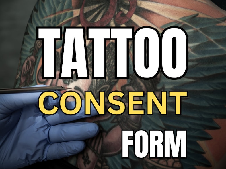 Tattoo Consent Form - Etsy