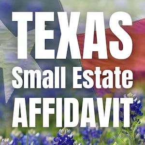 Texas Affidavit of A - Etsy