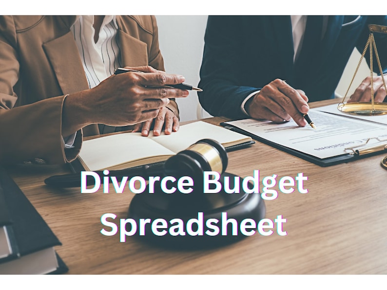 Divorce Budget Planning Worksheet Digital Link - Etsy