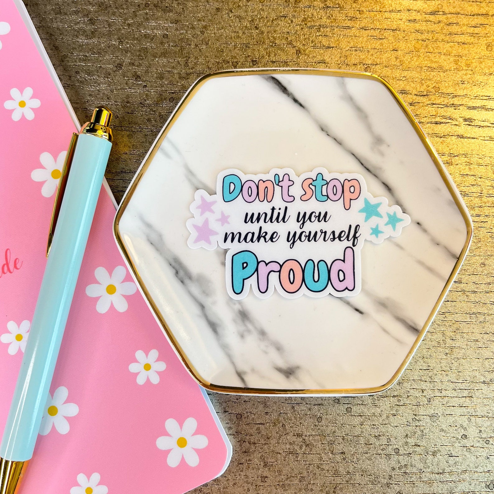 Make Yourself Proud Sticker Pastel Aesthetic Sticker - Etsy