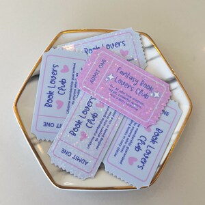 Fantasy Book Lovers Club Sticker, Romantasy Girlie Sticker, Bookish ...