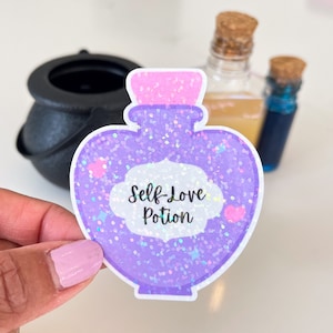 Self-love Waterproof Sticker Holographic Mental Health Decal ...