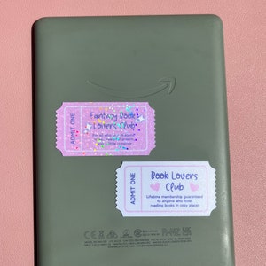 Fantasy Book Lovers Club Sticker, Romantasy Girlie Sticker, Bookish ...