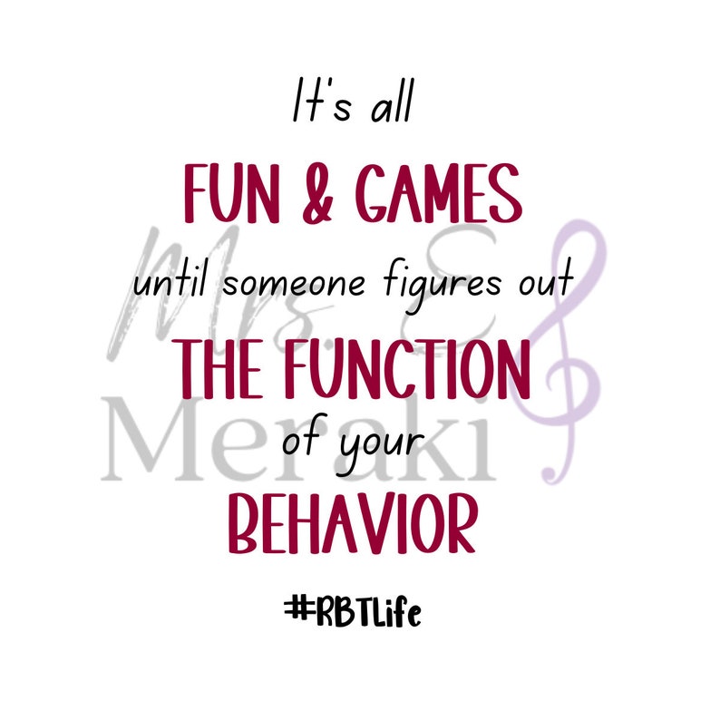 Fun and Games SVG for Rbts, Bcbas, Special Education Teachers - Etsy