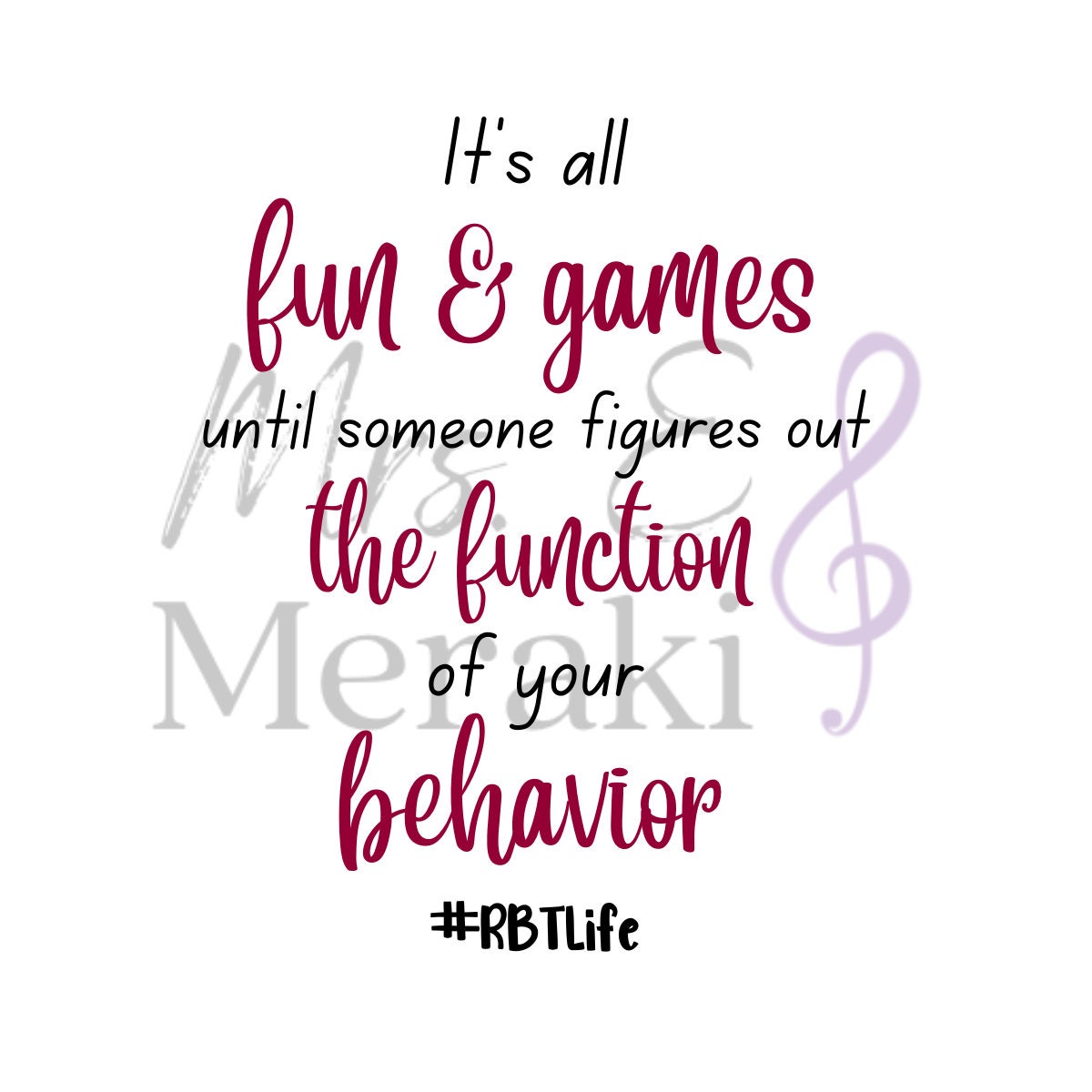 Fun and Games SVG for Rbts, Bcbas, Special Education Teachers - Etsy