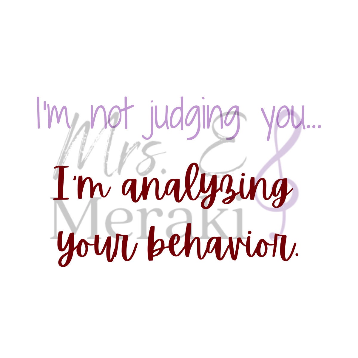 Analyzing Your Behavior SVG - Etsy