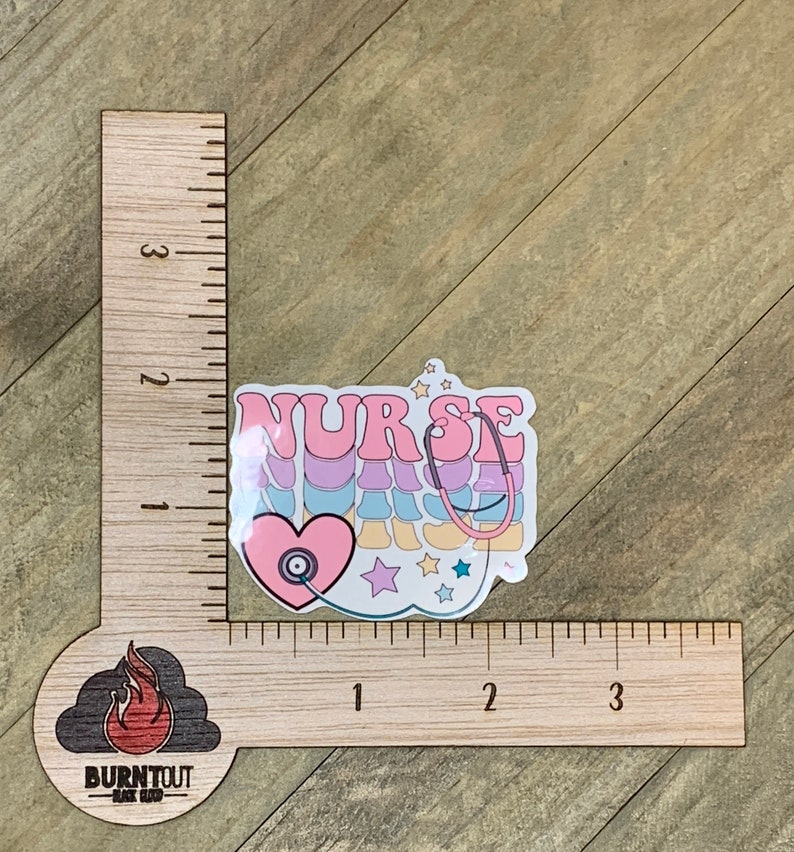 Retro Stacked Nurse Dark Humor Nurse Sticker Nurse Sticker - Etsy