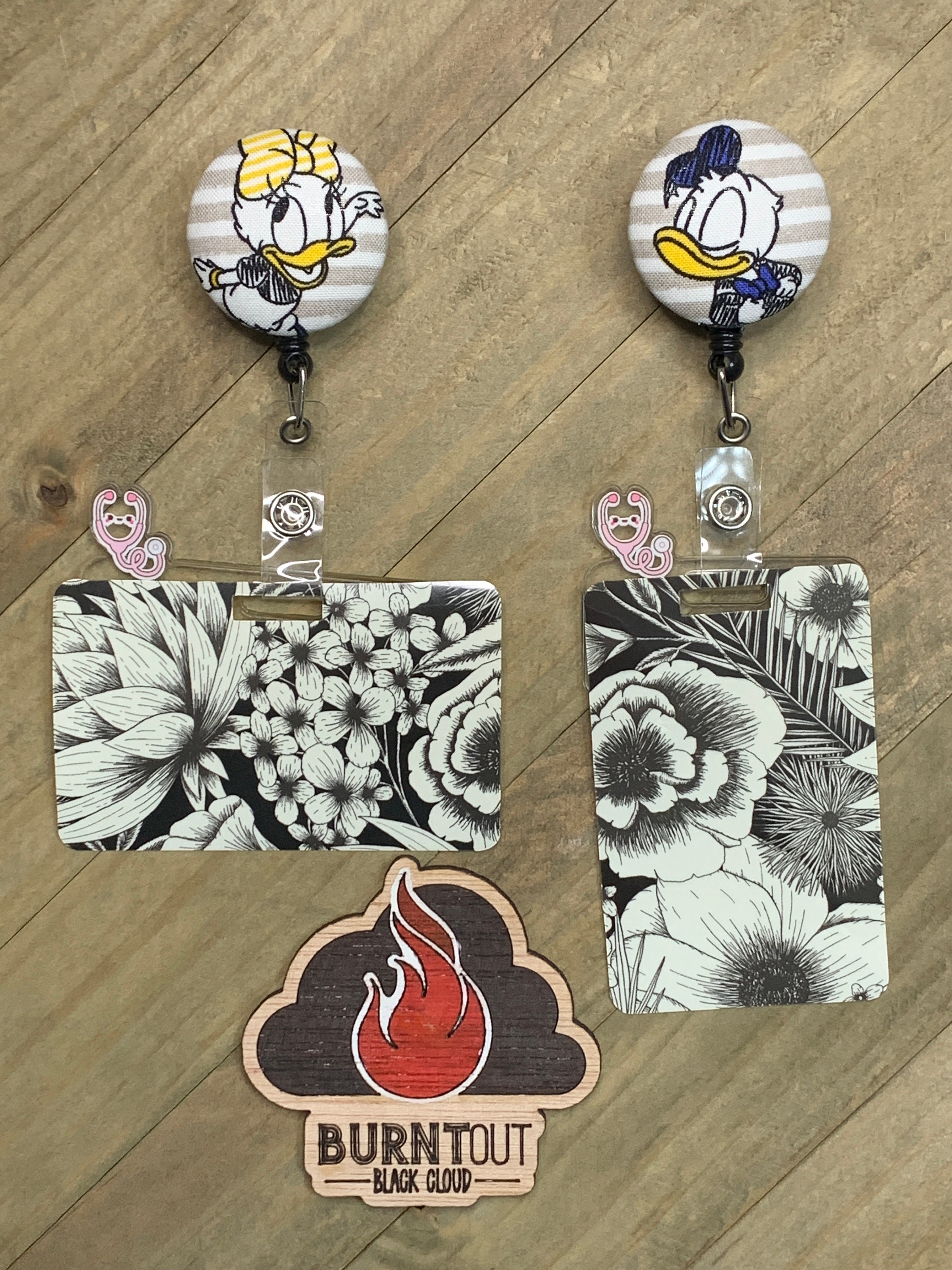 Cute Stethoscope badge Buddy badge Topper Nurse Gift Nurse Humor Badge ...