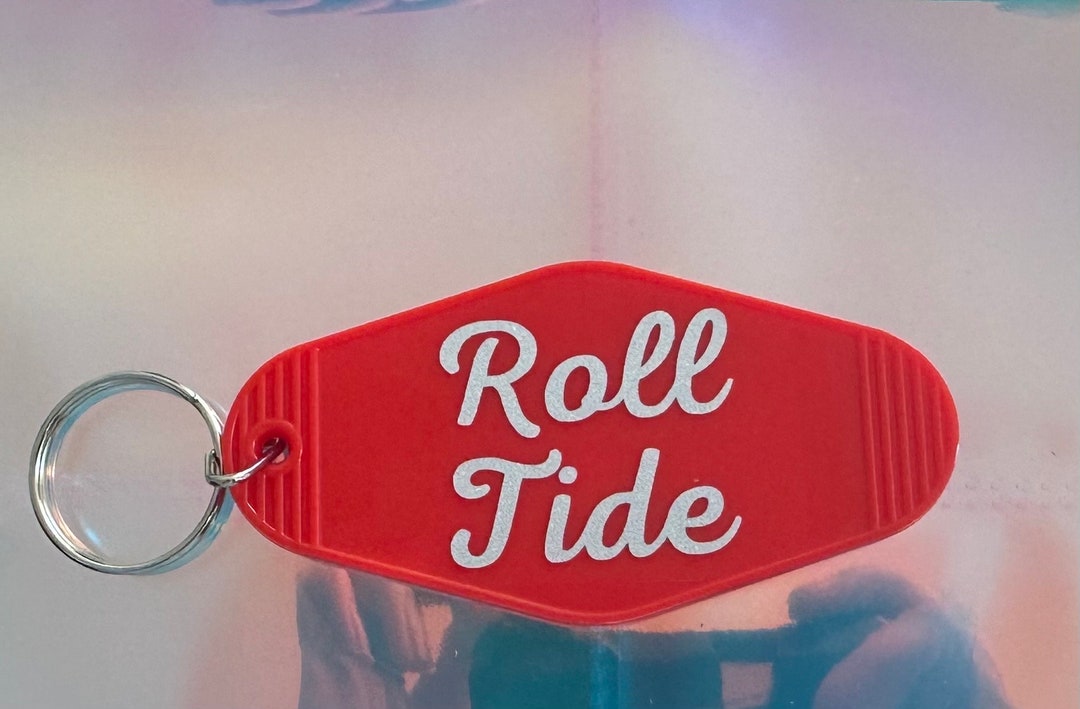 University of Alabama Roll Tide Retro Motel Keychain. High Quality ...