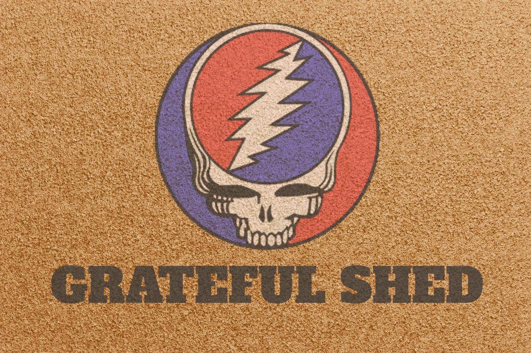 Grateful Dead Doormat, Shed Parody Welcome Mat, Floor Rug, Home ...