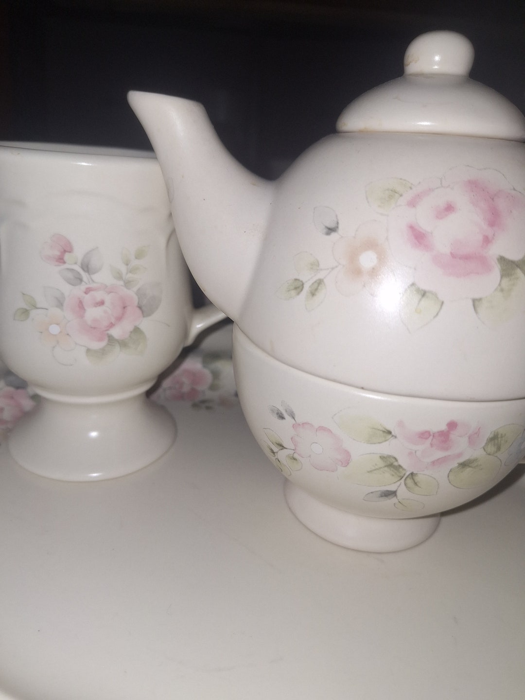 Pfaltzgraff Tea Rose Fine China, Dinnerware - Etsy