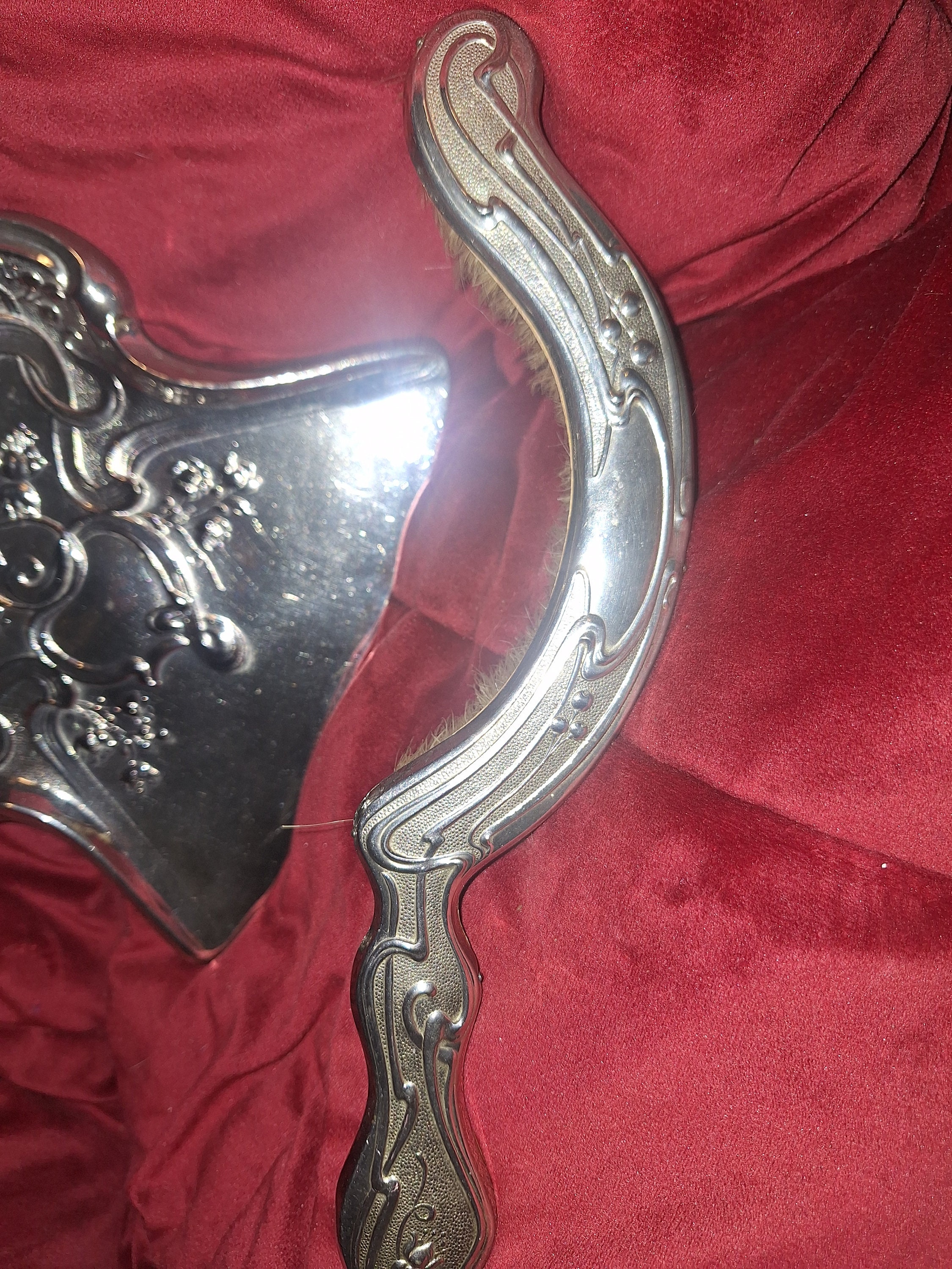 Vintage Victorian Silent Butler or Crumb Catcher, Pan & Brush - Etsy