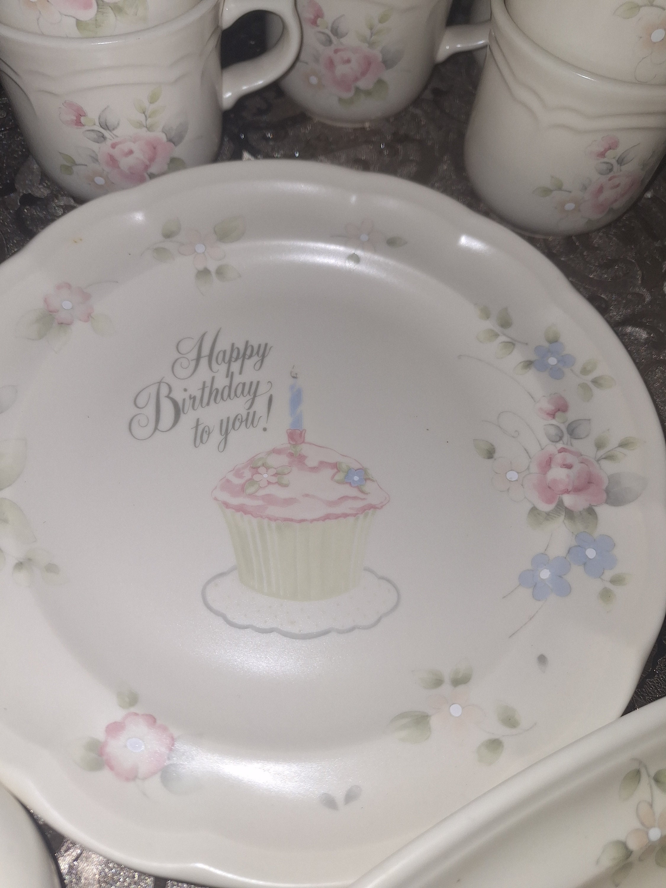 Pfaltzgraff Tea Rose Fine China, Dinnerware - Etsy
