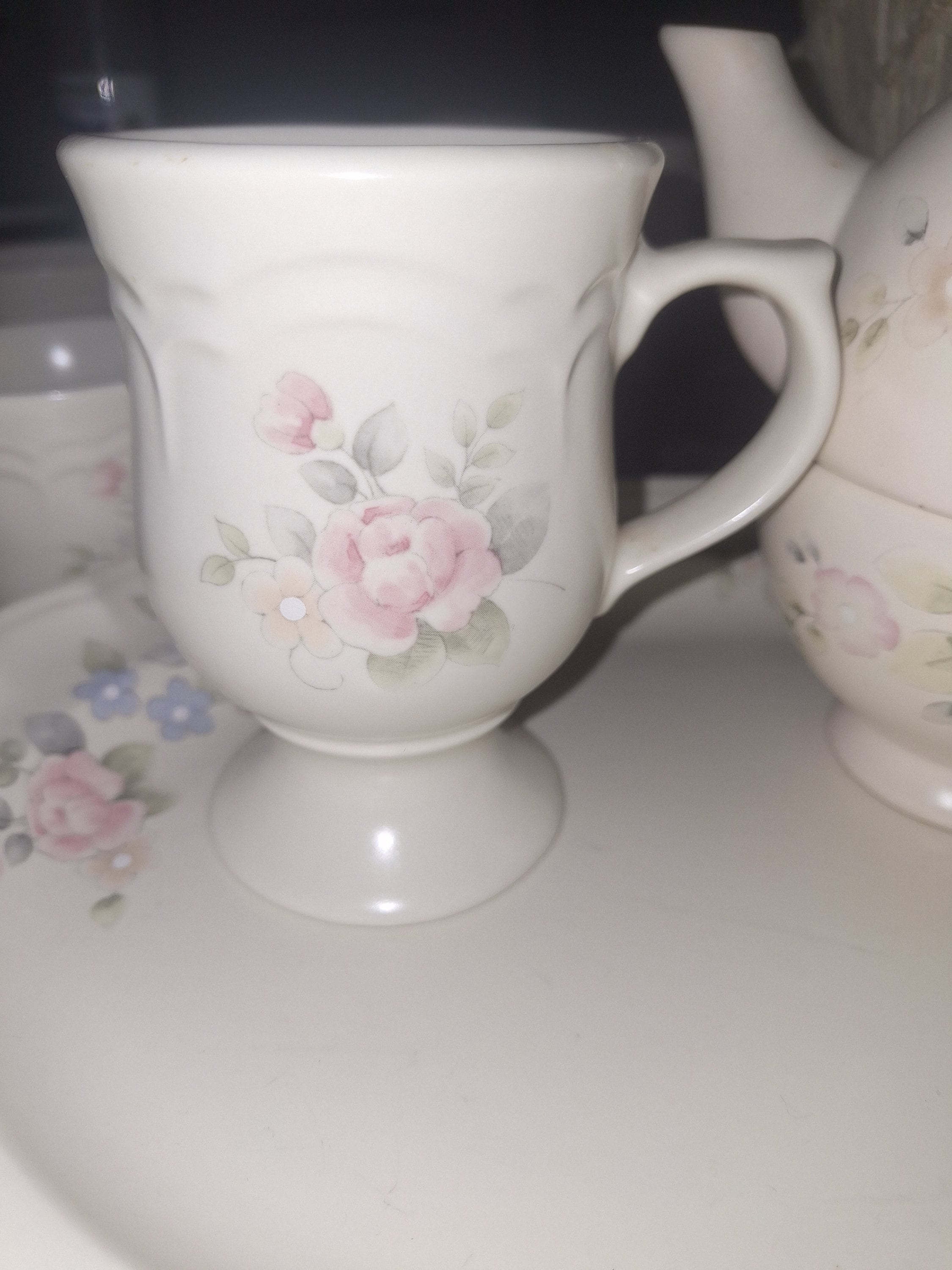 Pfaltzgraff Tea Rose Fine China, Dinnerware - Etsy