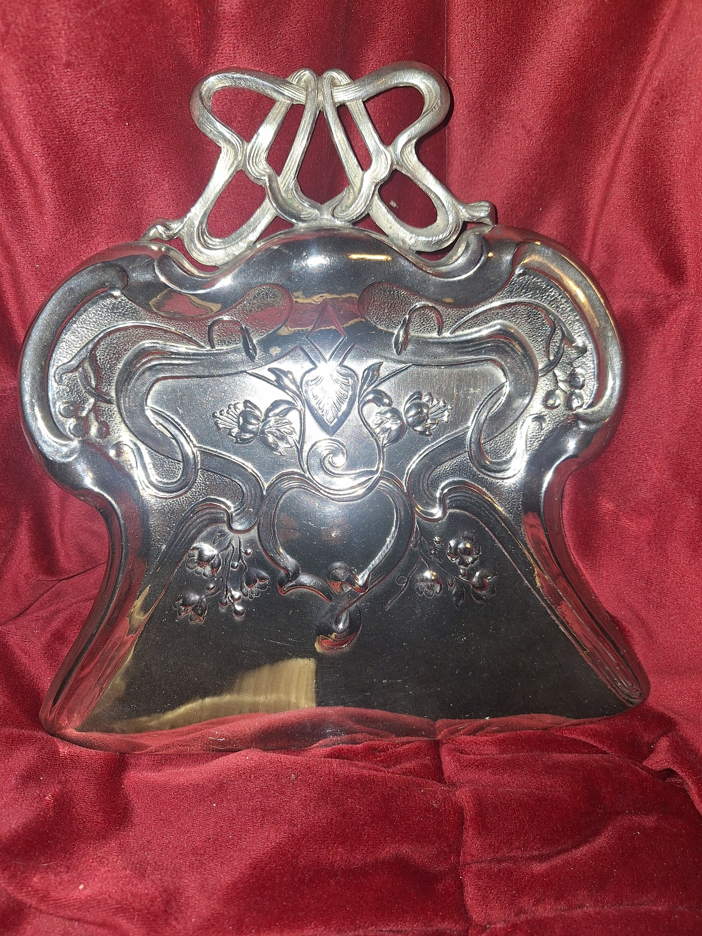 Vintage Victorian Silent Butler or Crumb Catcher, Pan & Brush - Etsy