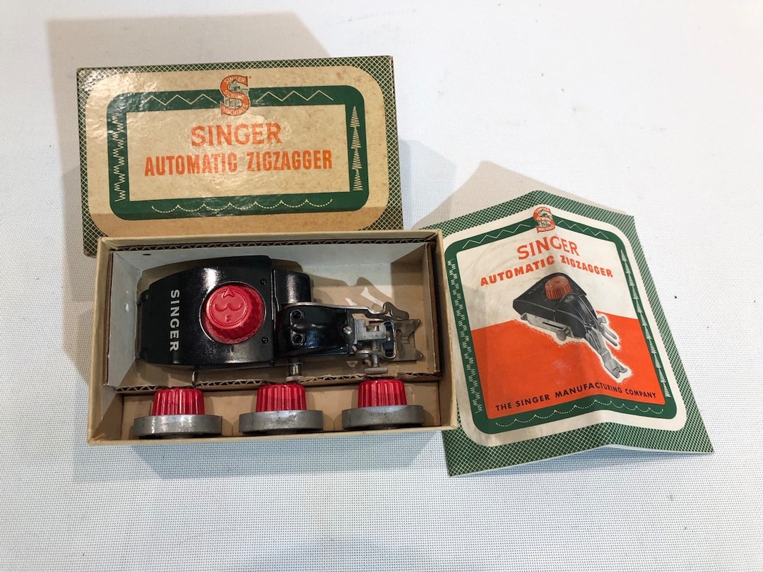 Vintage Singer 161102 Automatic Zigzagger Attachment With 4 Cams - Etsy