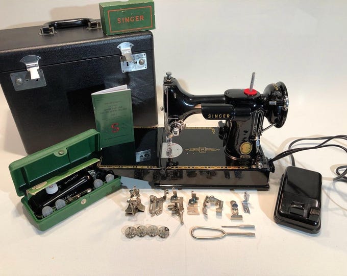 Very Nice Vintage 1955 Singer 221K Featherweight Available Fully ...