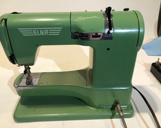 Vintage Elna Supermatic With, Manual, Brochures, Nowifix, Original ...