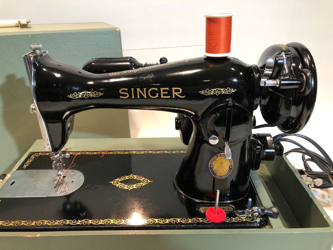 Vintage Singer 15-90 Centennial Sewing Machine Fully Serviced With Case ...