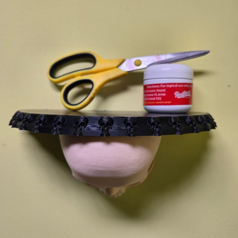 Skull Wall Shelf 3d Printed - Etsy