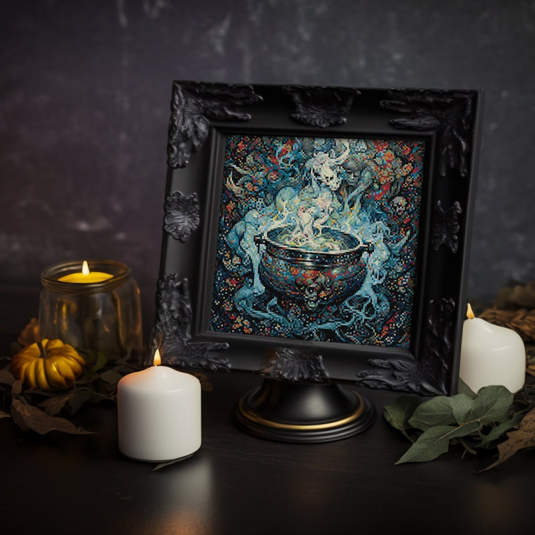 Soul Cauldron, Magic Pot, Witch's Brew, Gothic, Mystic Potion, Alchemy ...