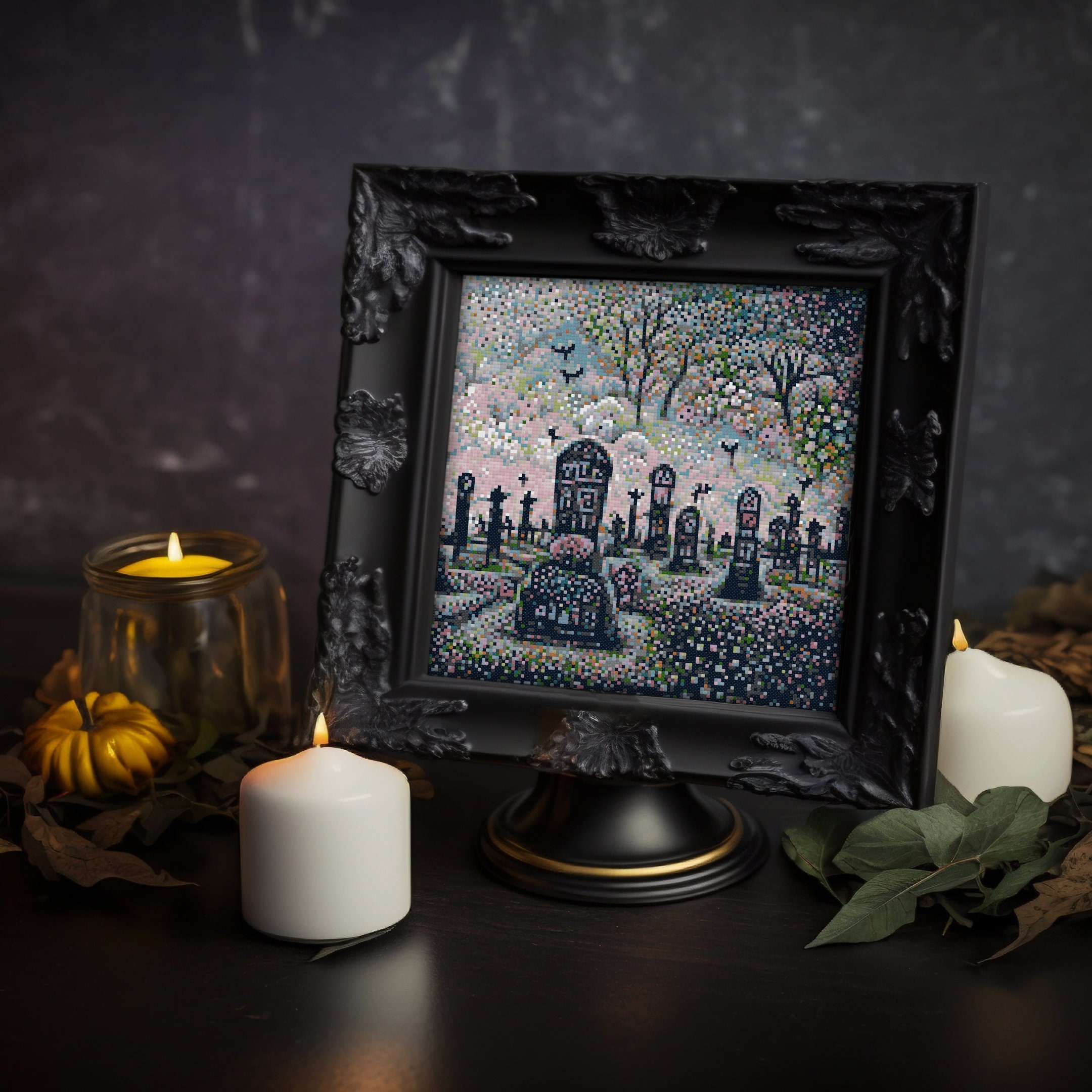 Funky Burial Ground Necropolis Cemetery Tombs Boneyard - Etsy