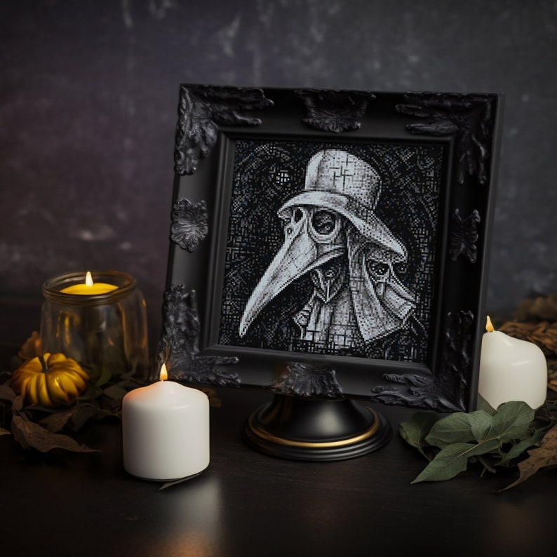 Plague Doctor Mask Black Death Medieval Medic Pestilence - Etsy